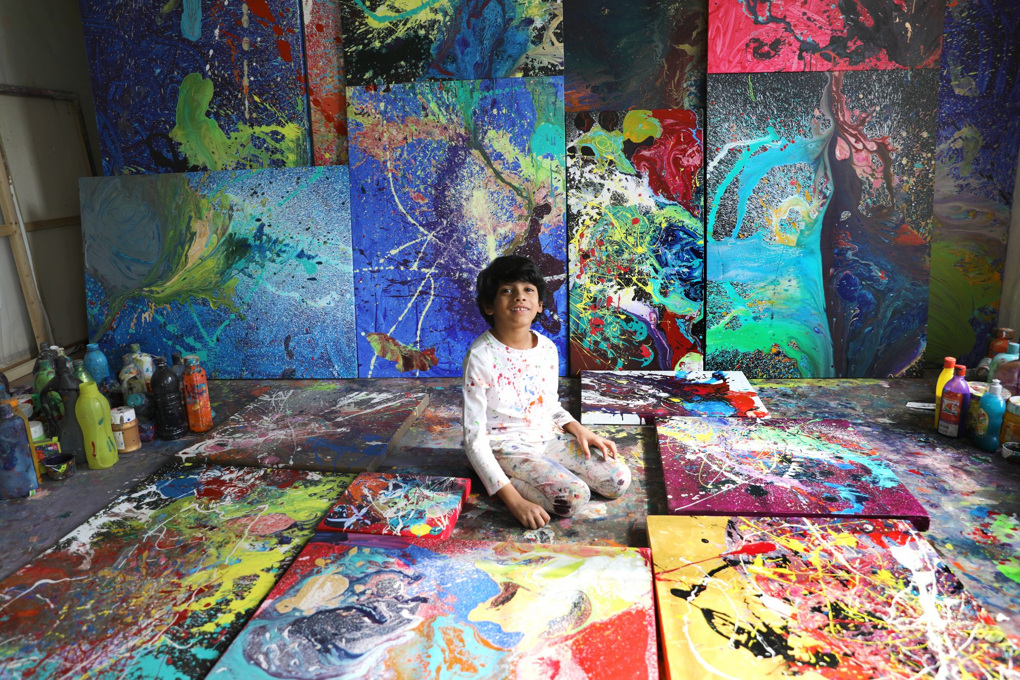 9 Year-Old Prodigy Artist Advait to appear Live : Advait: Through the ...